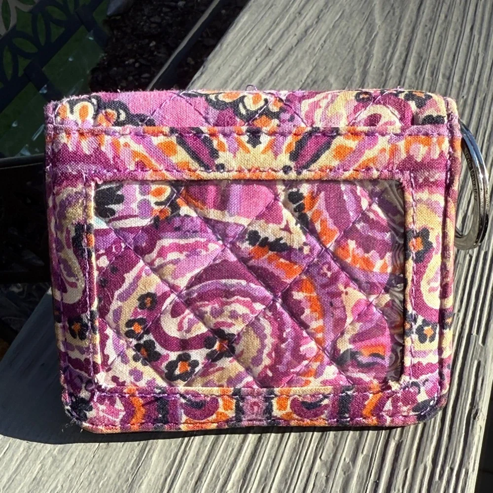 Vera Bradley | Bags | Vera Bradley Stained Glass Zip Around Walletcoin ...